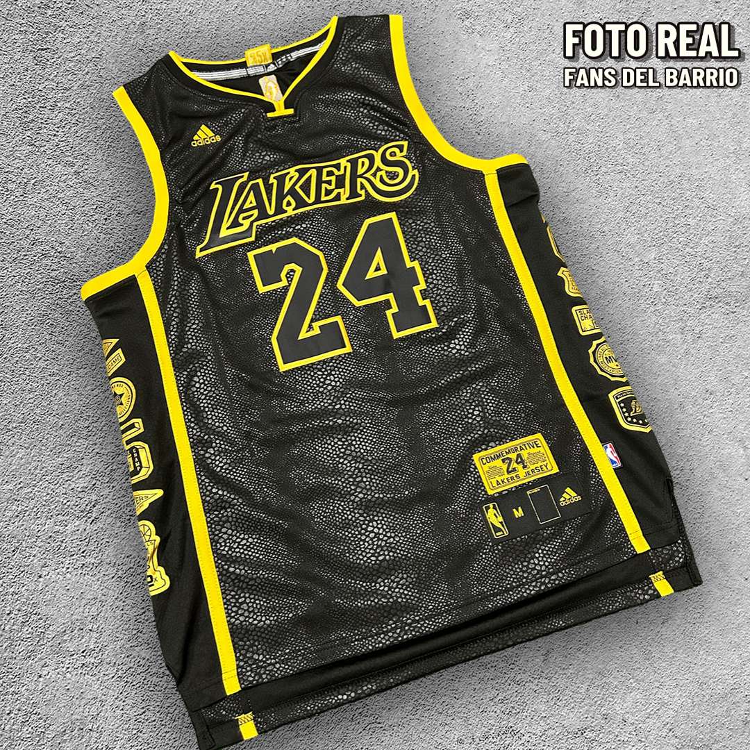 Camiseta NBA Los Angeles Lakers Black Mamba Commemorative Edition para ...